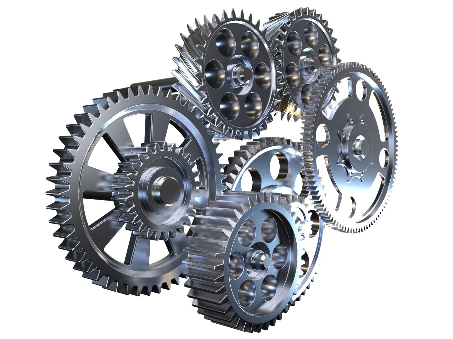 3D Gear Mechanism V3 - TurboSquid 1452179