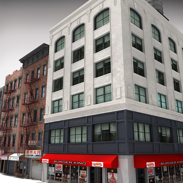 3D square buildings morgan - TurboSquid 1535415