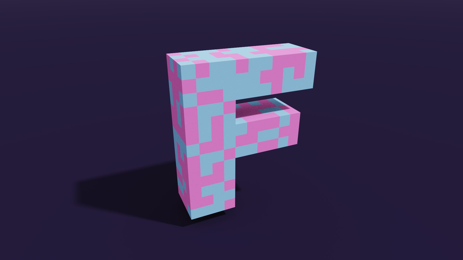 Voxel Letters model - TurboSquid 1816498