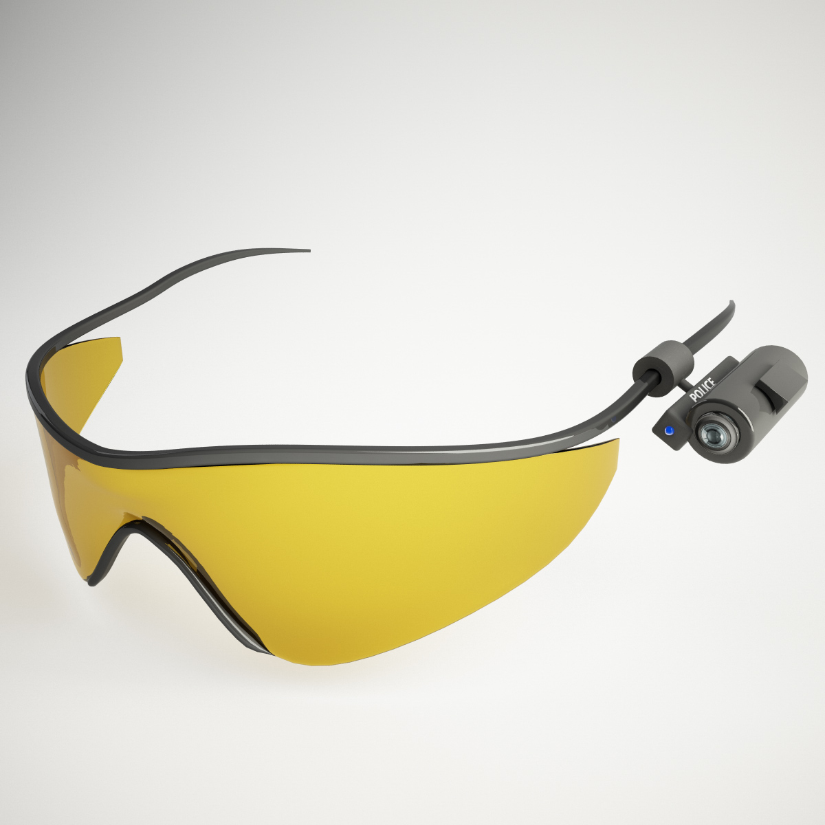 swat tactical glasses 3d model