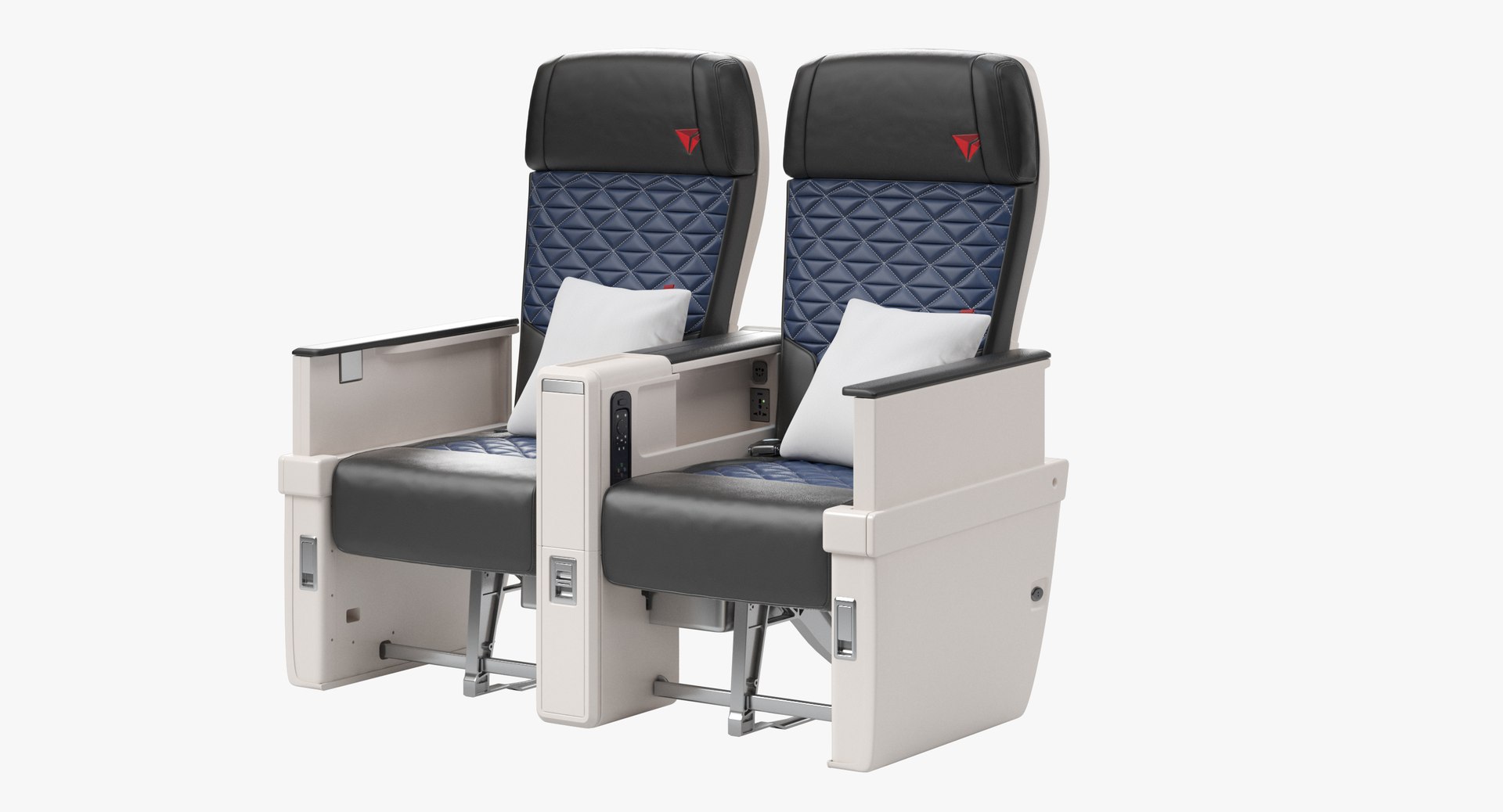 3D Model Airplane Business Class Seat - TurboSquid 2212553