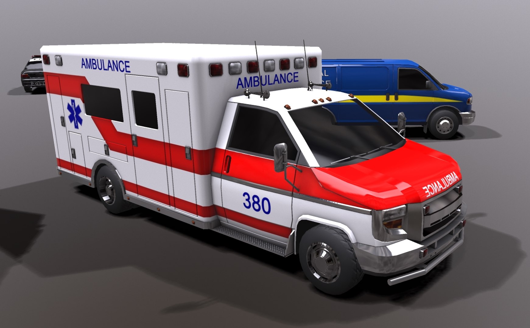 Pack Generic Civil Service Model - TurboSquid 1607216