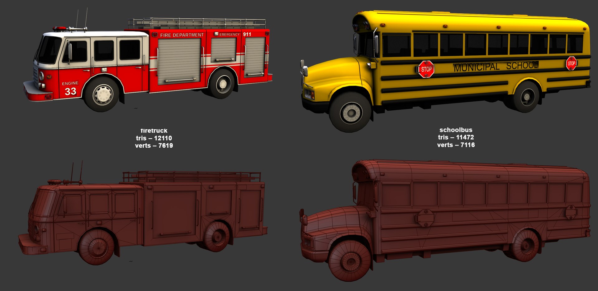 Pack Generic Civil Service Model - TurboSquid 1607216