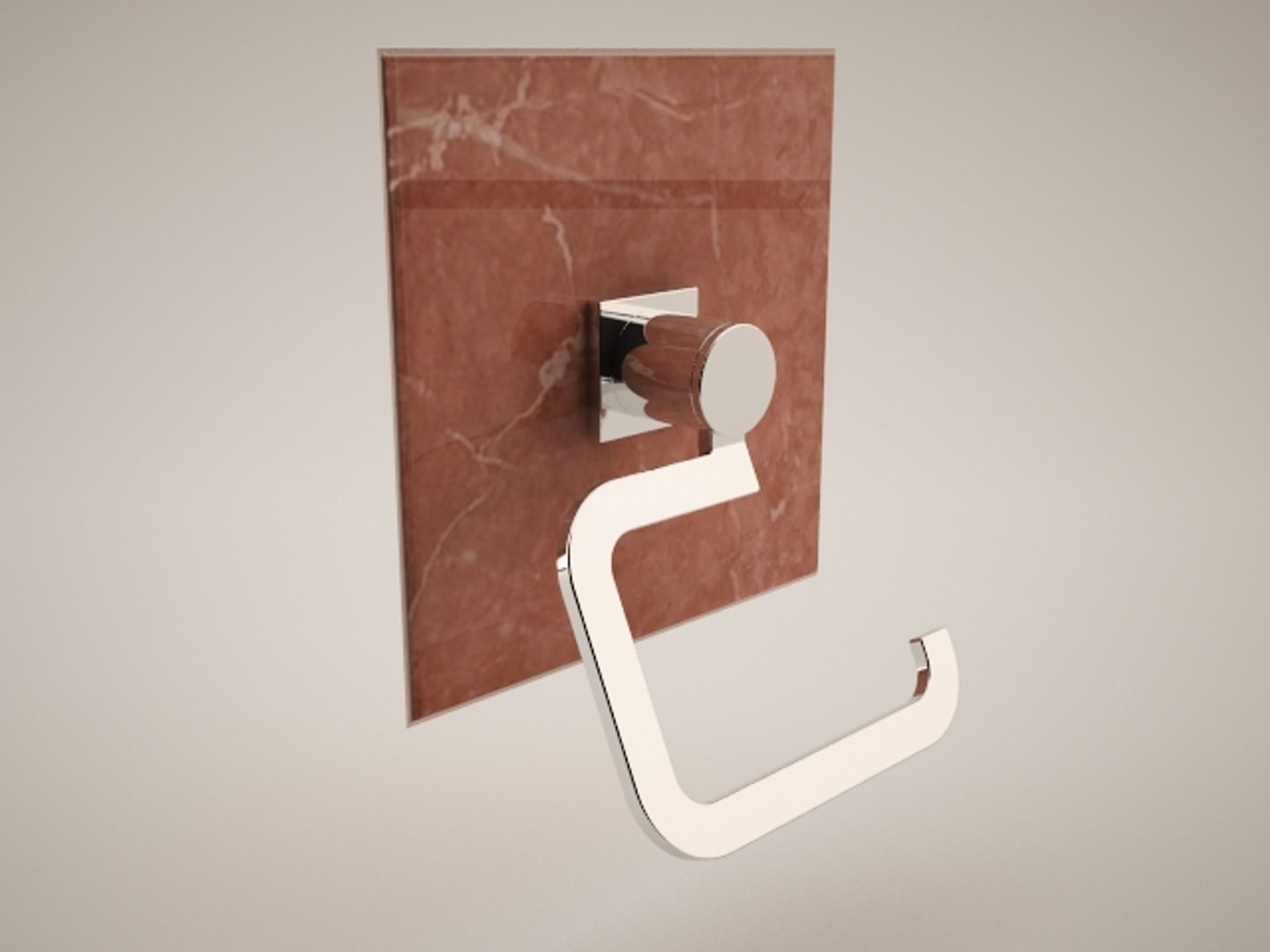 3d Model Of Grohe Allure 40279 Toilet Roll