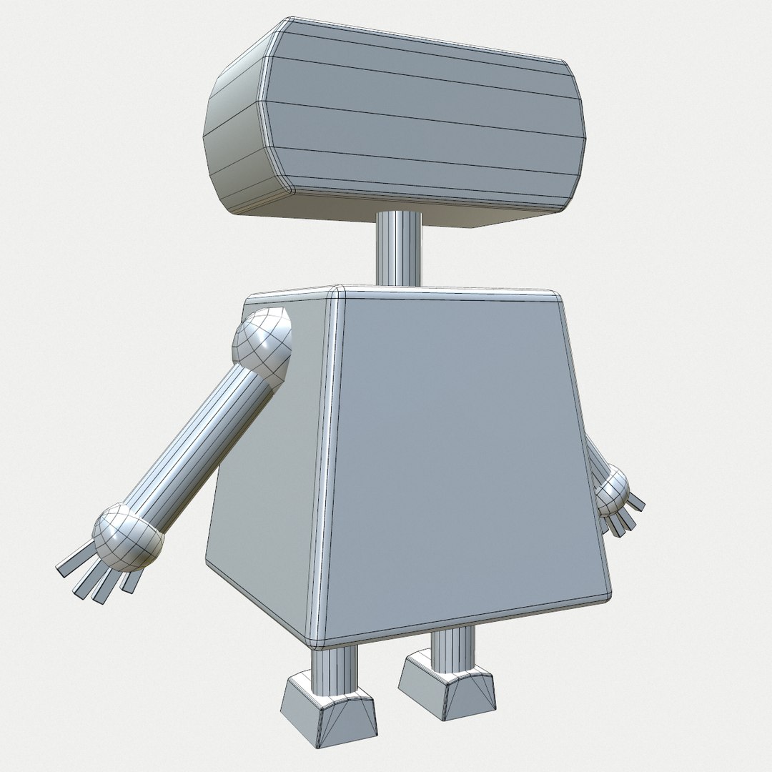 Simple Robot 3D - TurboSquid 1261222