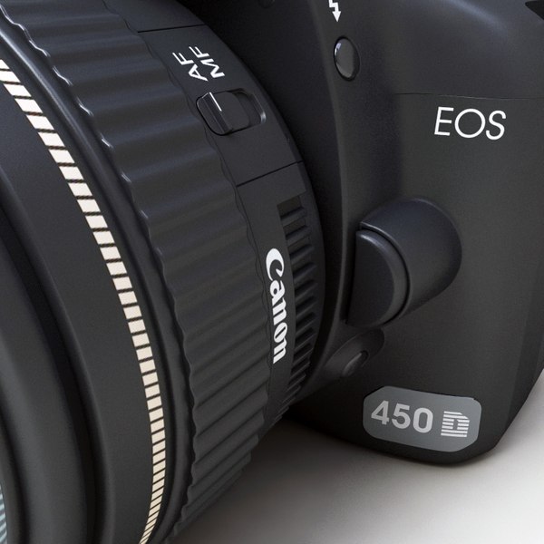 canon eos 450d tripod 3d model