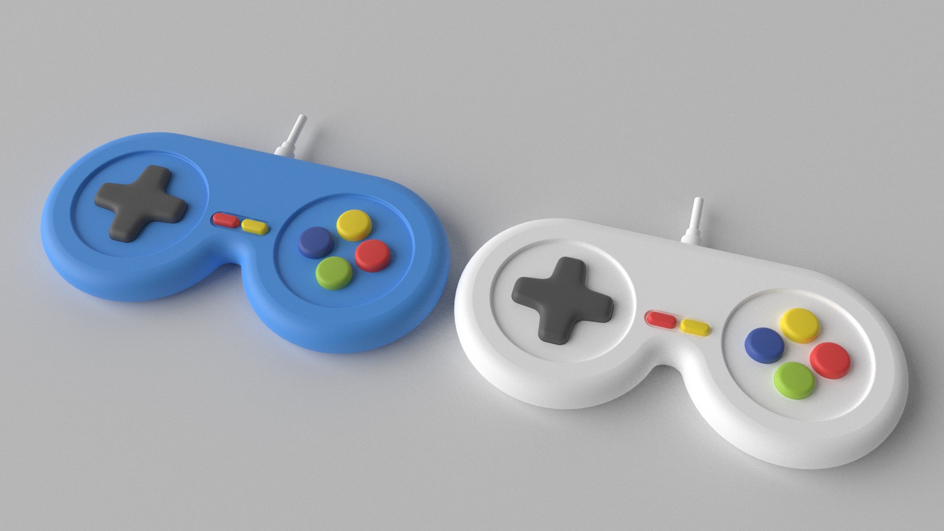 3D Cartoon Game Controller 1 - TurboSquid 2027724