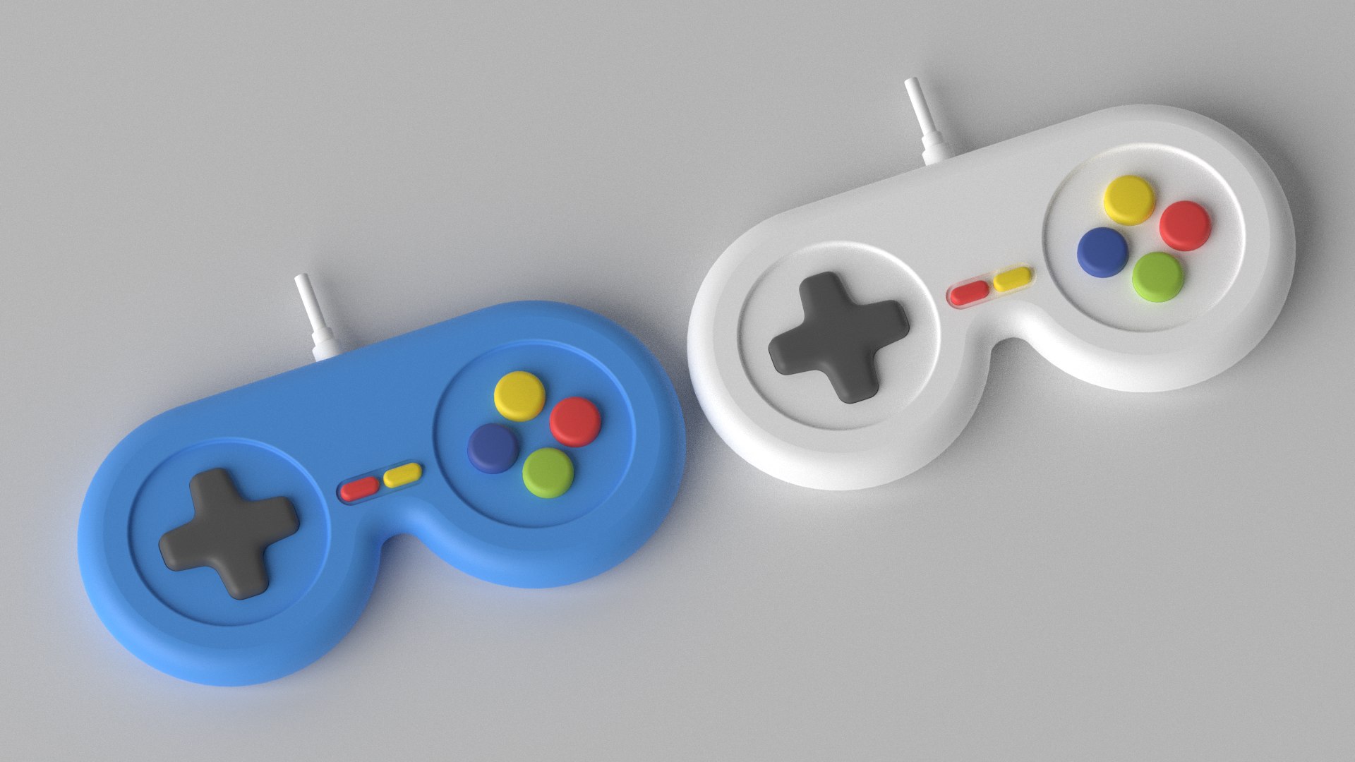 3D Cartoon Game Controller 1 - TurboSquid 2027724