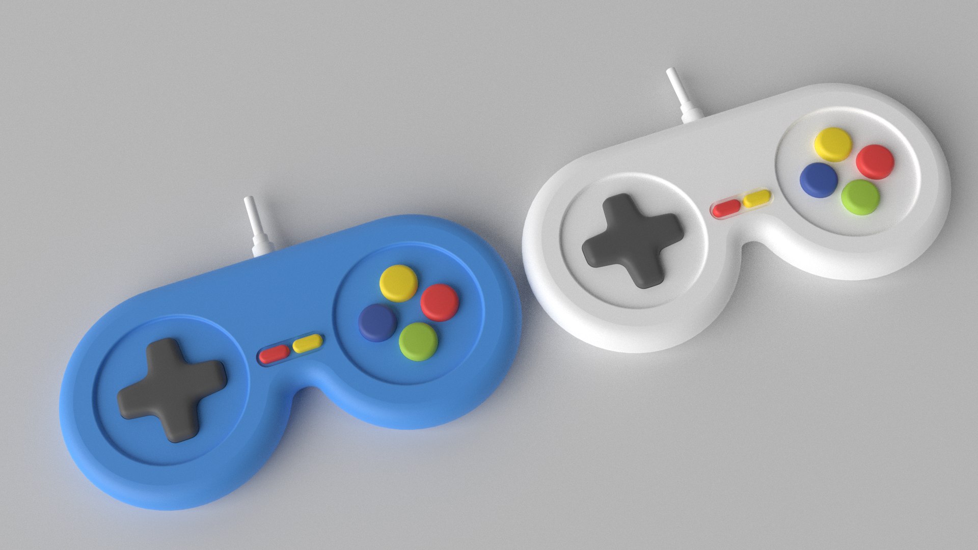 3D Cartoon Game Controller 1 - TurboSquid 2027724