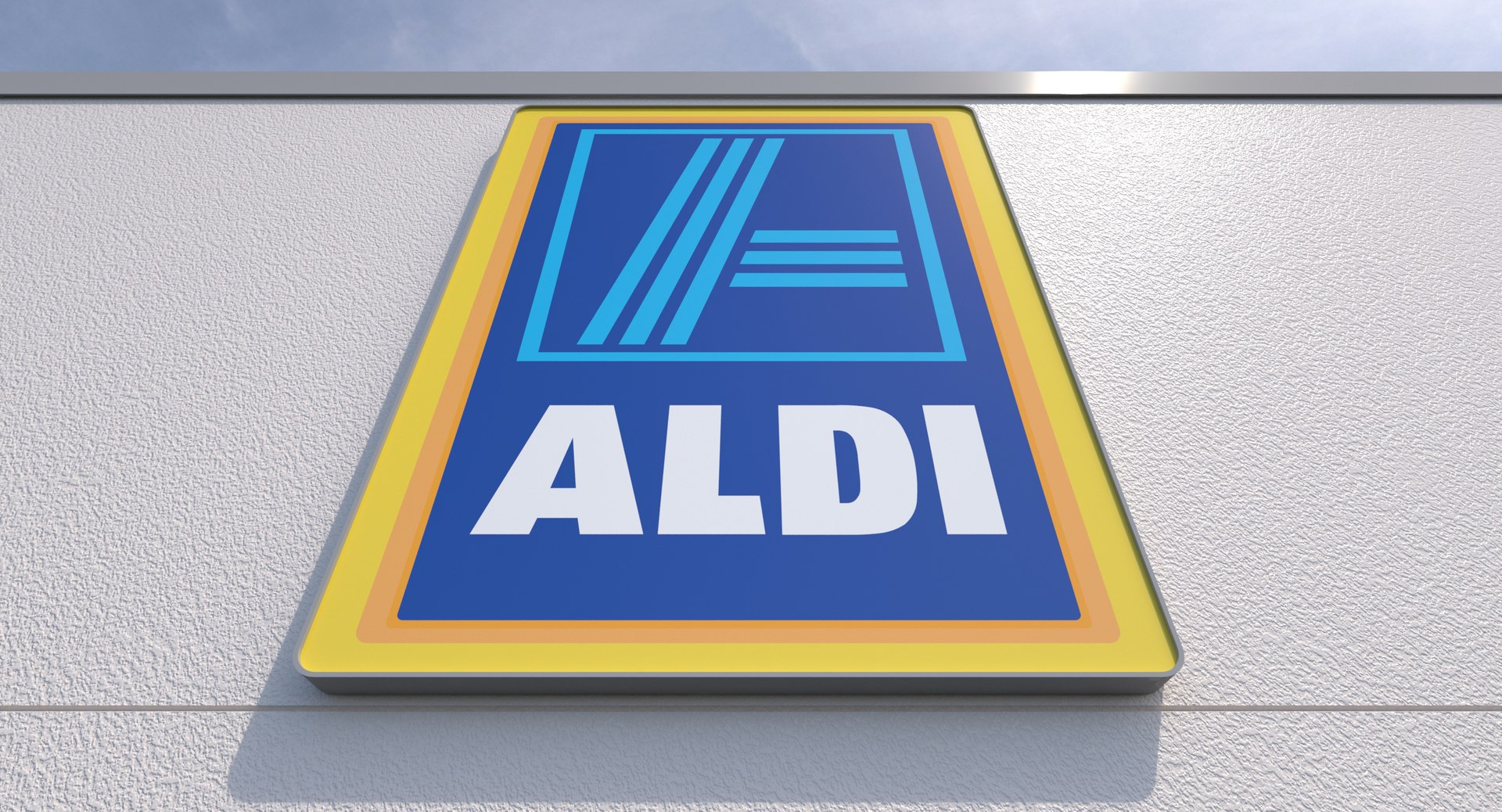 3D Exterior Retail Aldi Grocery Store - TurboSquid 1251734
