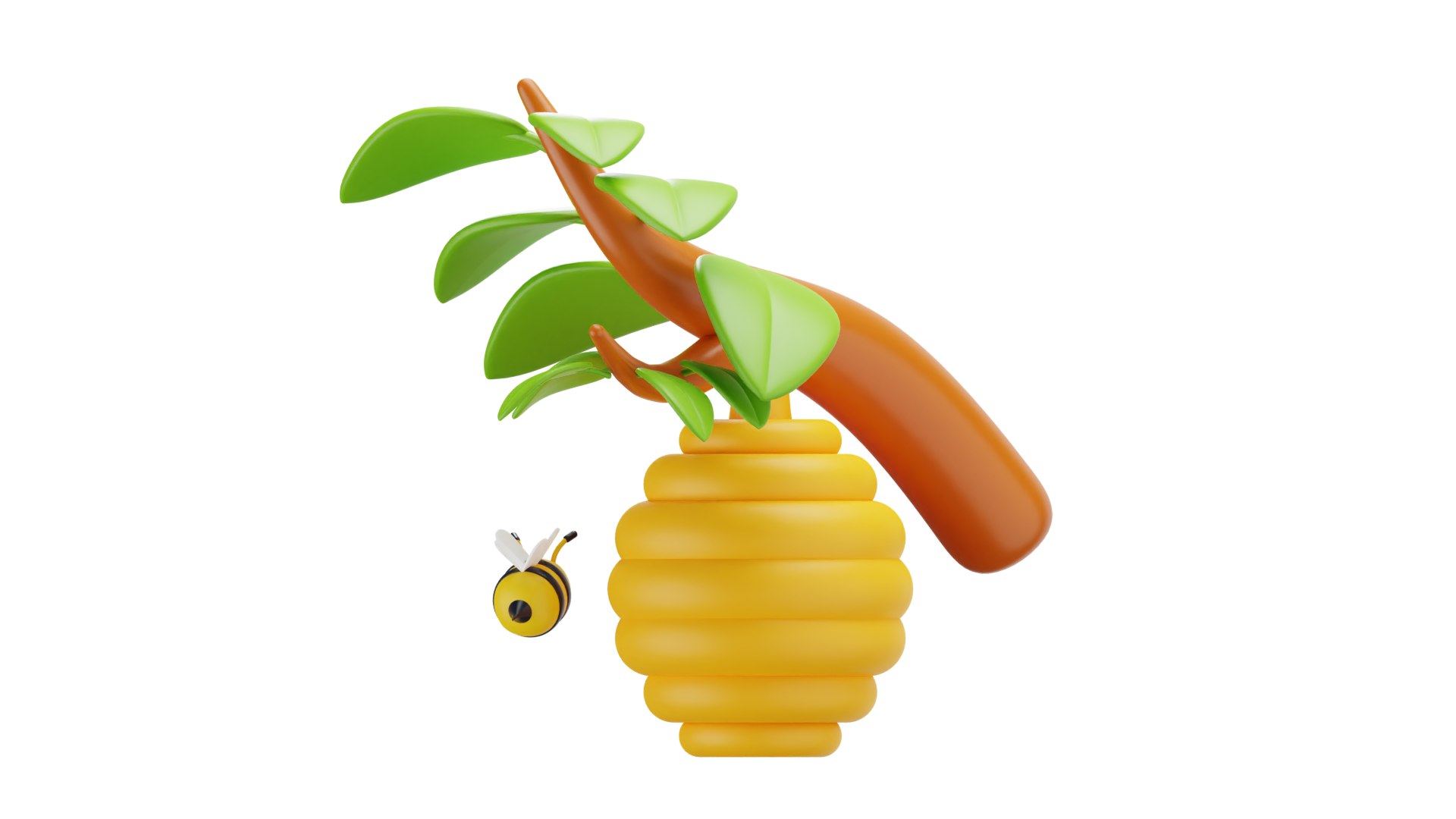 Bee Hive Model - TurboSquid 2315499