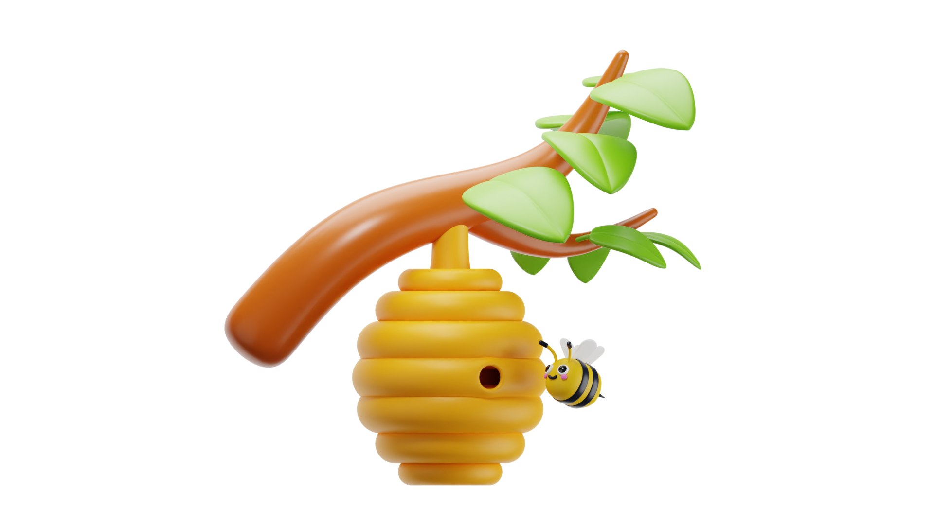 Bee Hive Model - TurboSquid 2315499