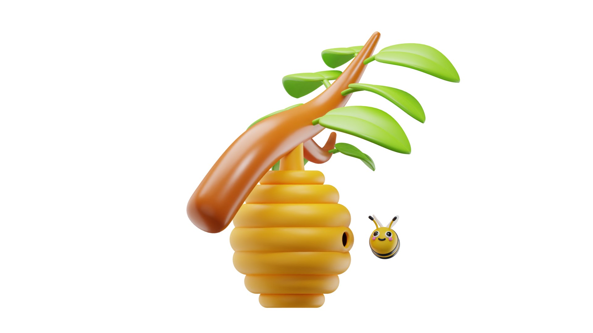 Bee Hive Model - TurboSquid 2315499
