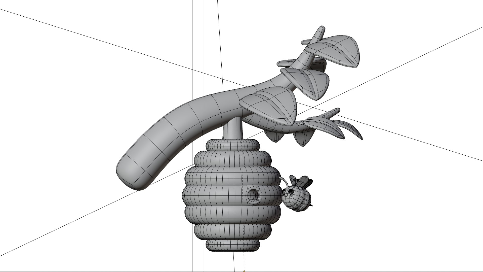 Bee Hive Model - TurboSquid 2315499