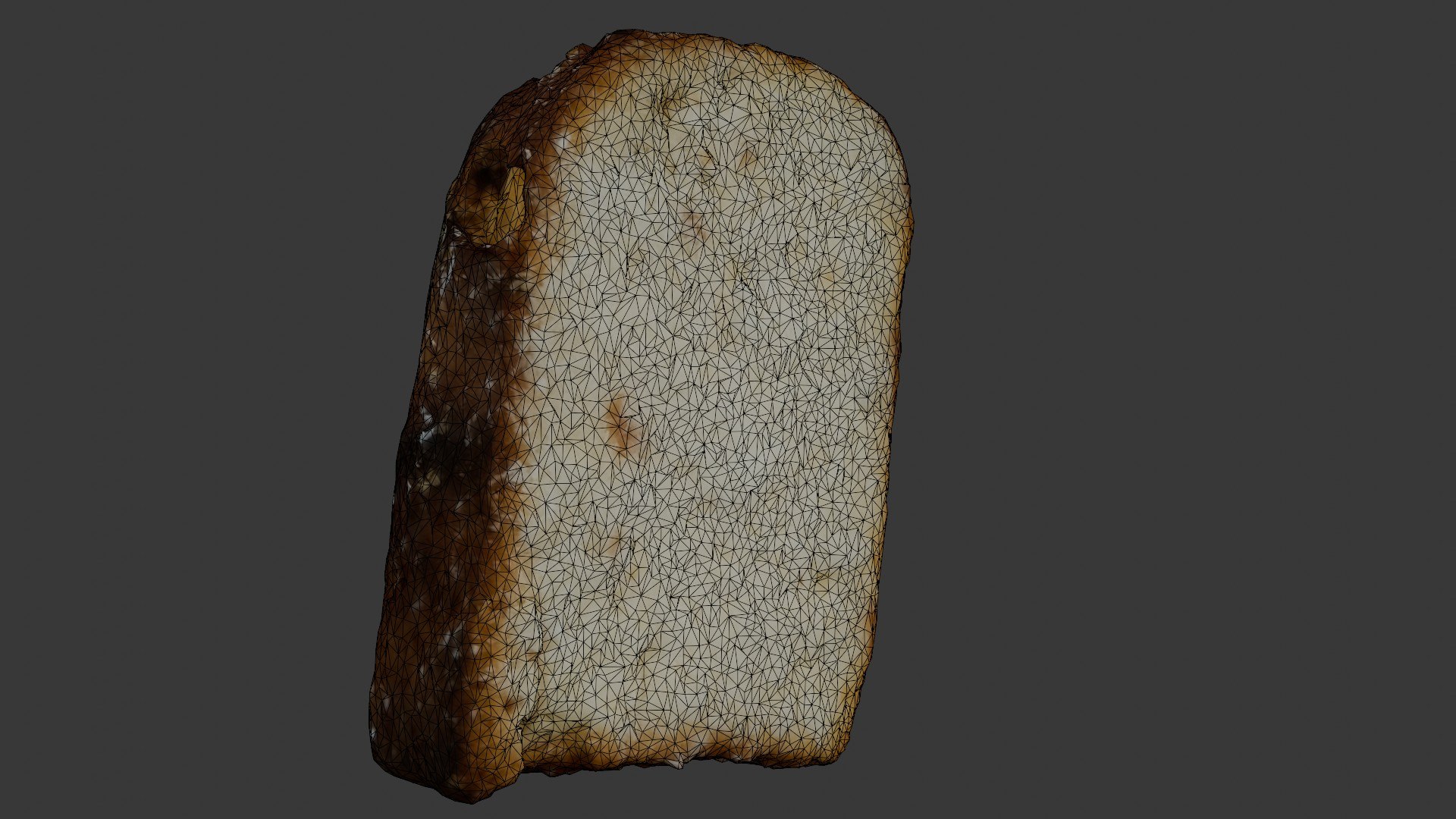 3D Realistic Bread Slice 3D Model - TurboSquid 2409844