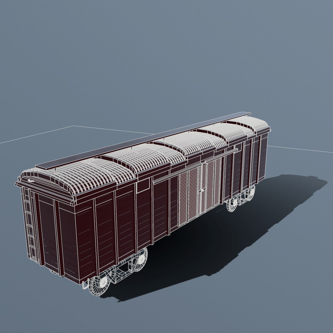 Freight Wagon 3D Model - TurboSquid 1260845