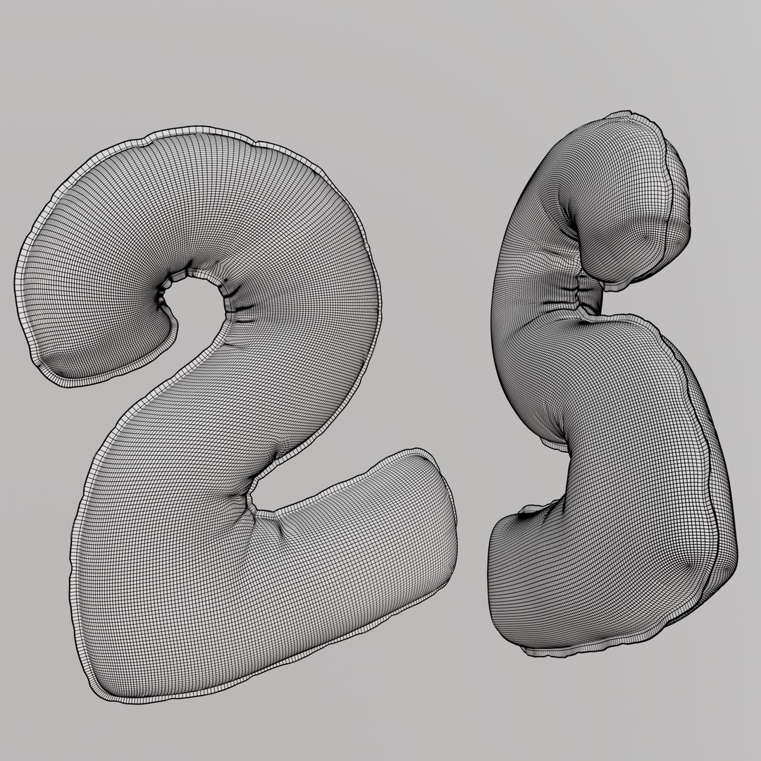 3D Model Balloon Numbers - TurboSquid 2017760