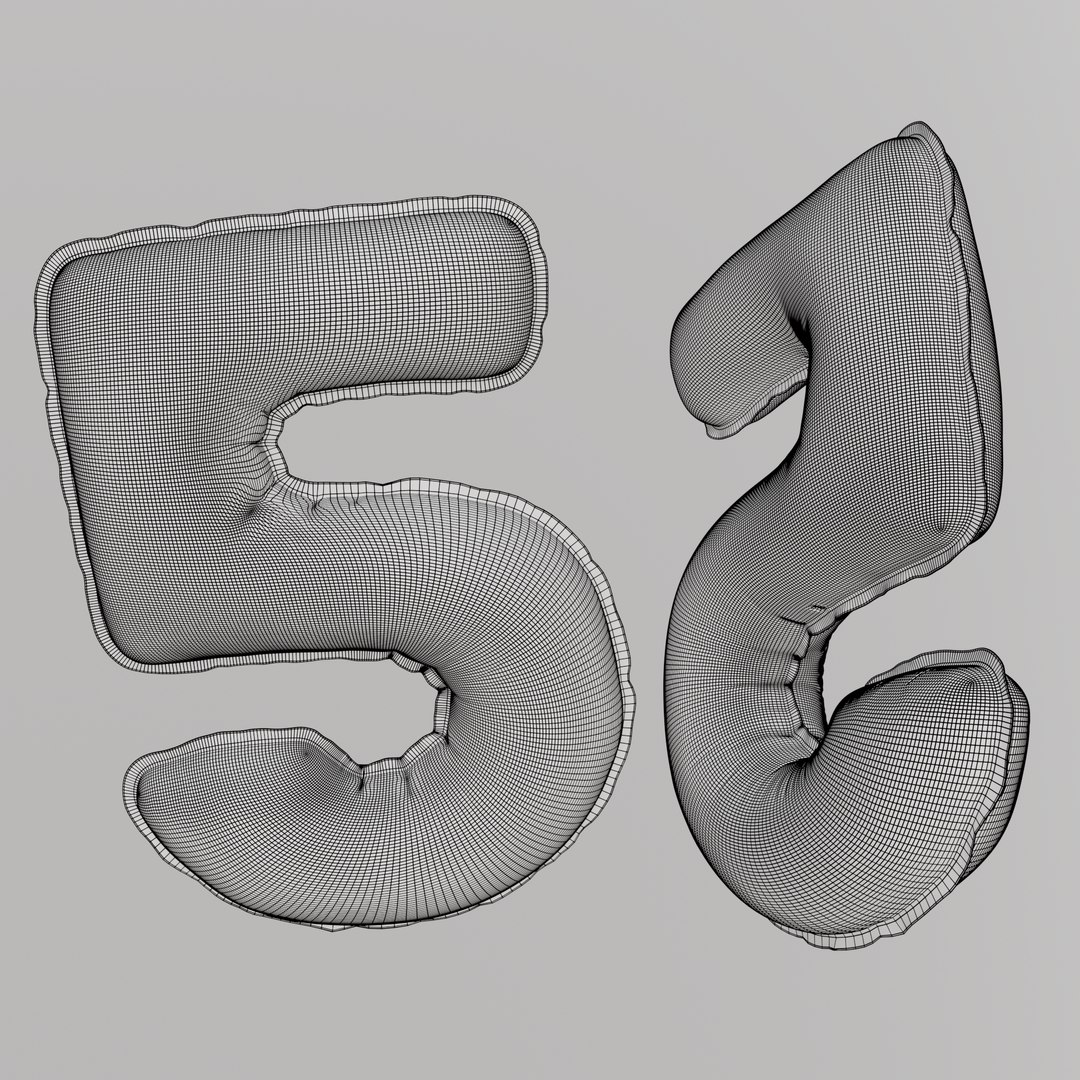 3D model Balloon Numbers - TurboSquid 2017760