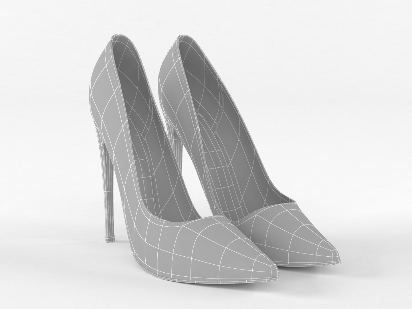 Realistic Women Shoes Model - TurboSquid 1409220