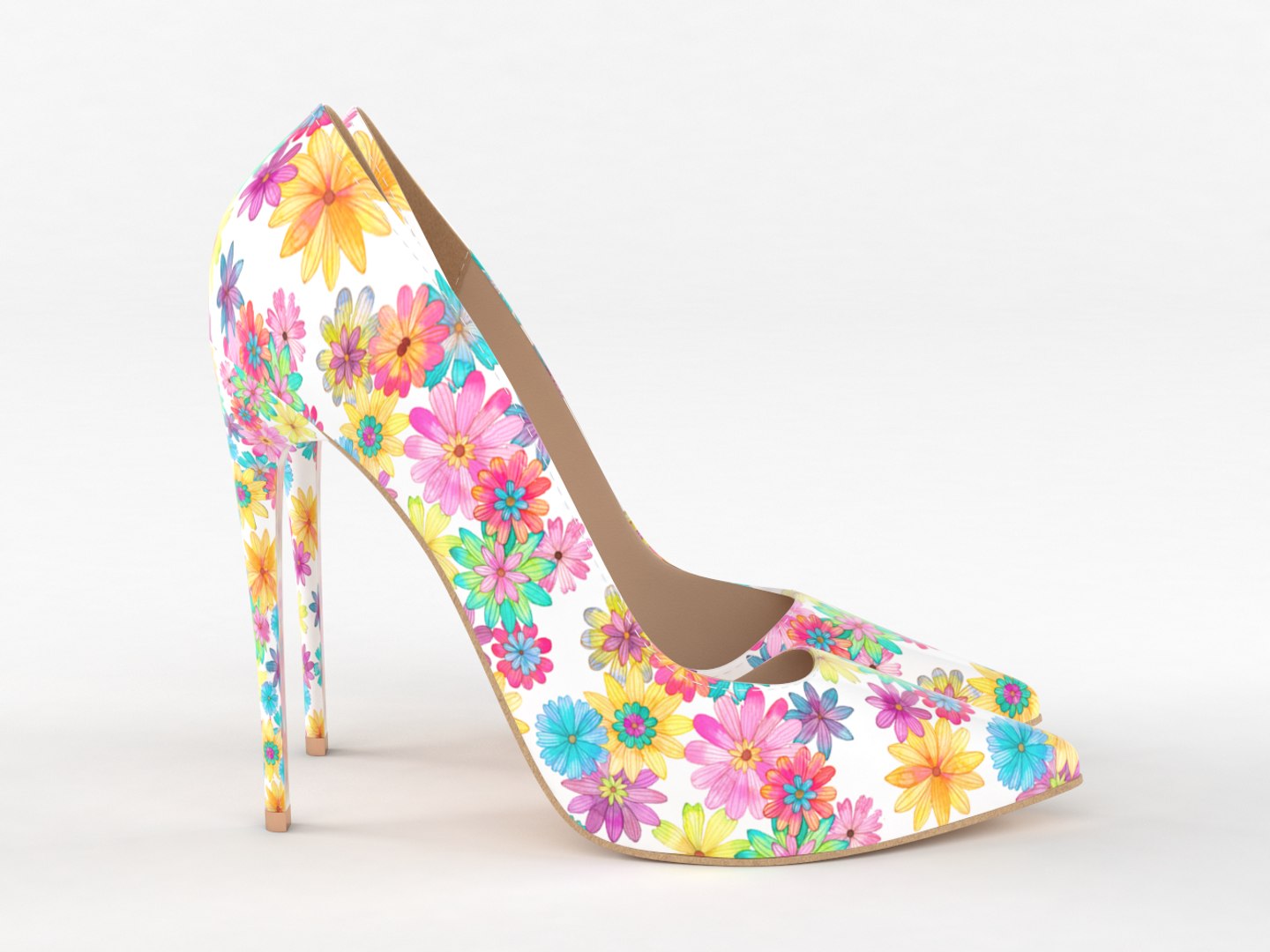 Realistic Women Shoes Model - TurboSquid 1409220
