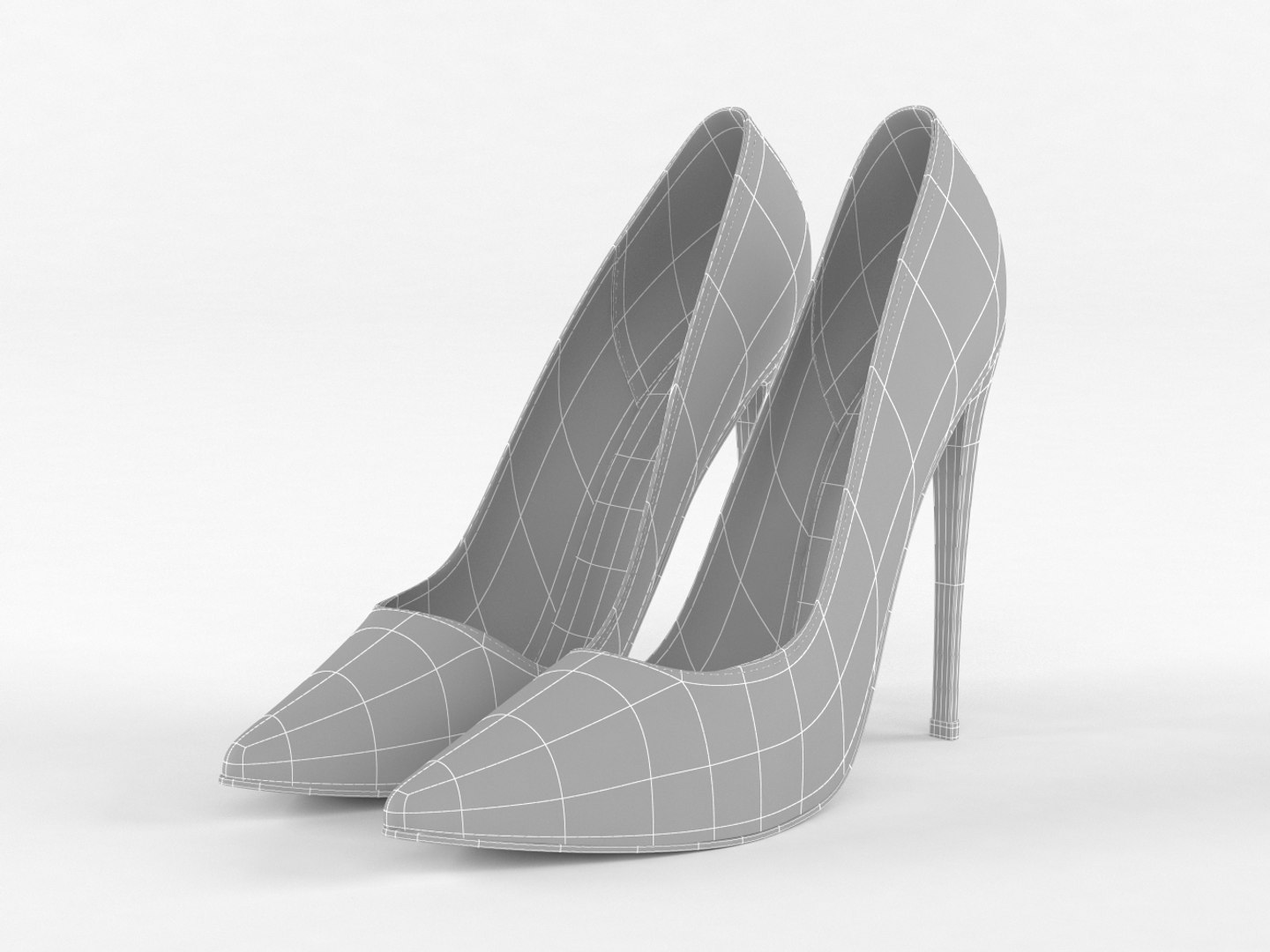 Realistic Women Shoes Model - TurboSquid 1409220