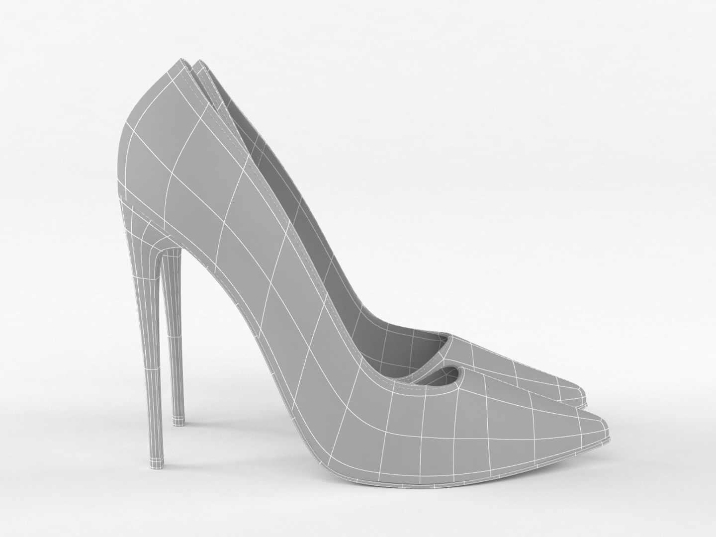 Realistic Women Shoes Model - TurboSquid 1409220