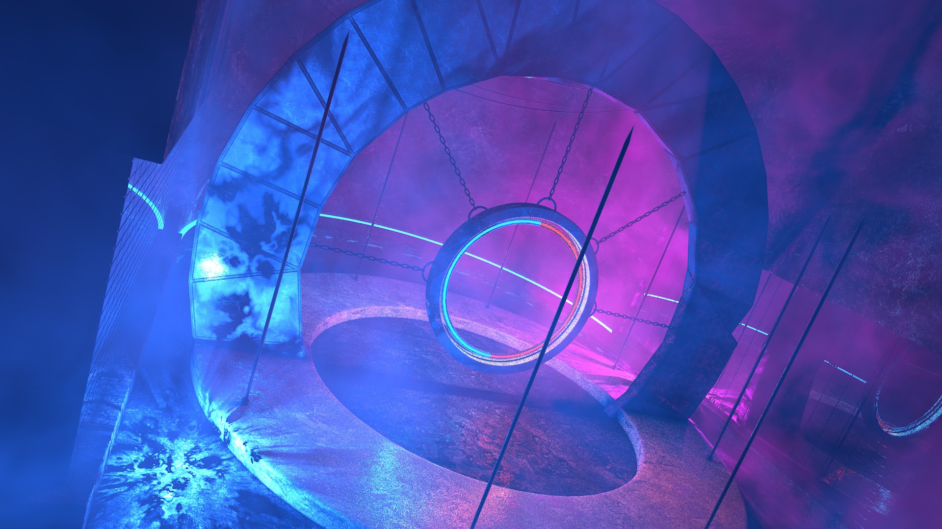 3D Model Concepts Gothic Neon Lights - TurboSquid 1637440