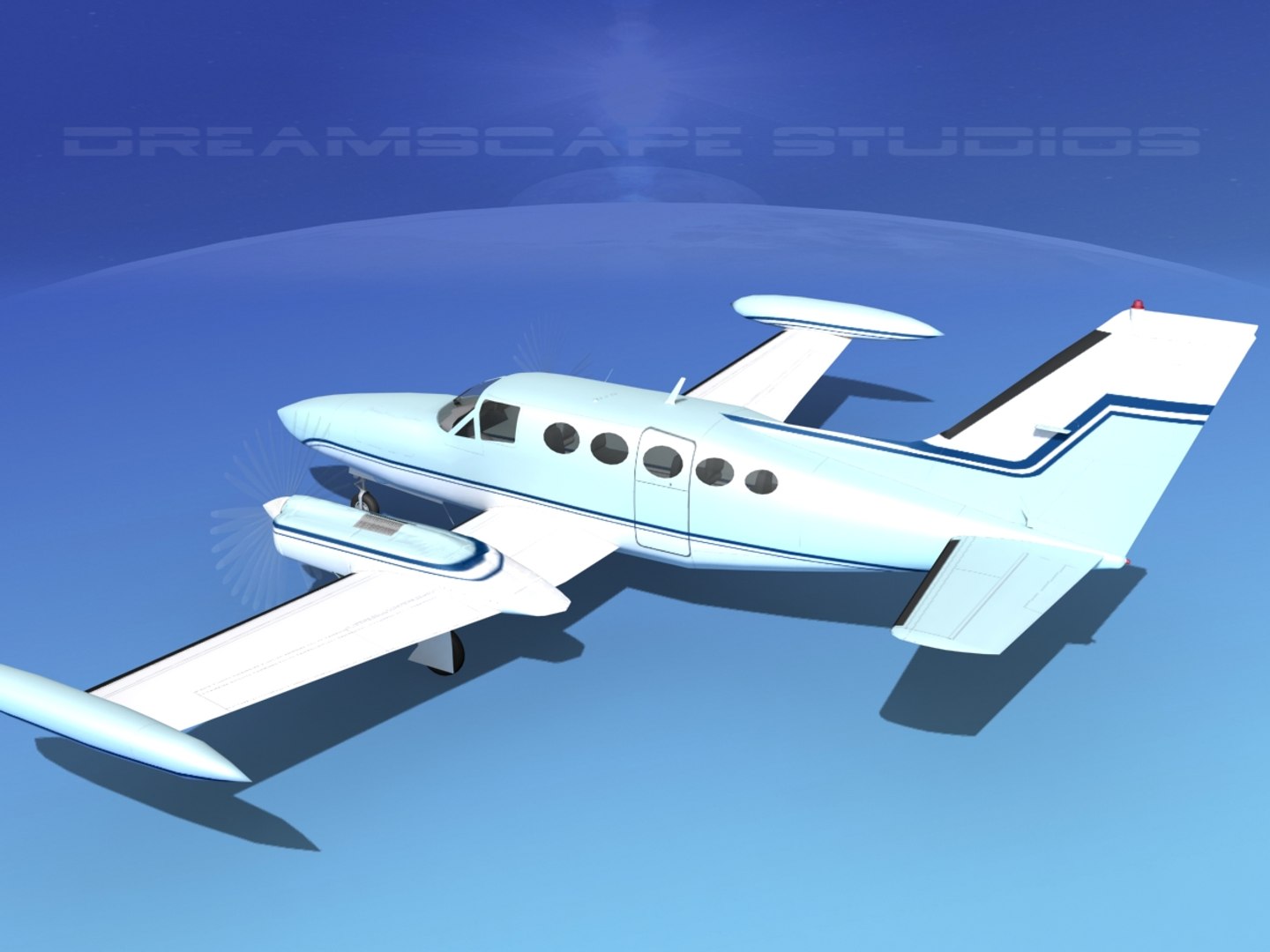 Dwg Cockpit Cessna 414 Chancellor