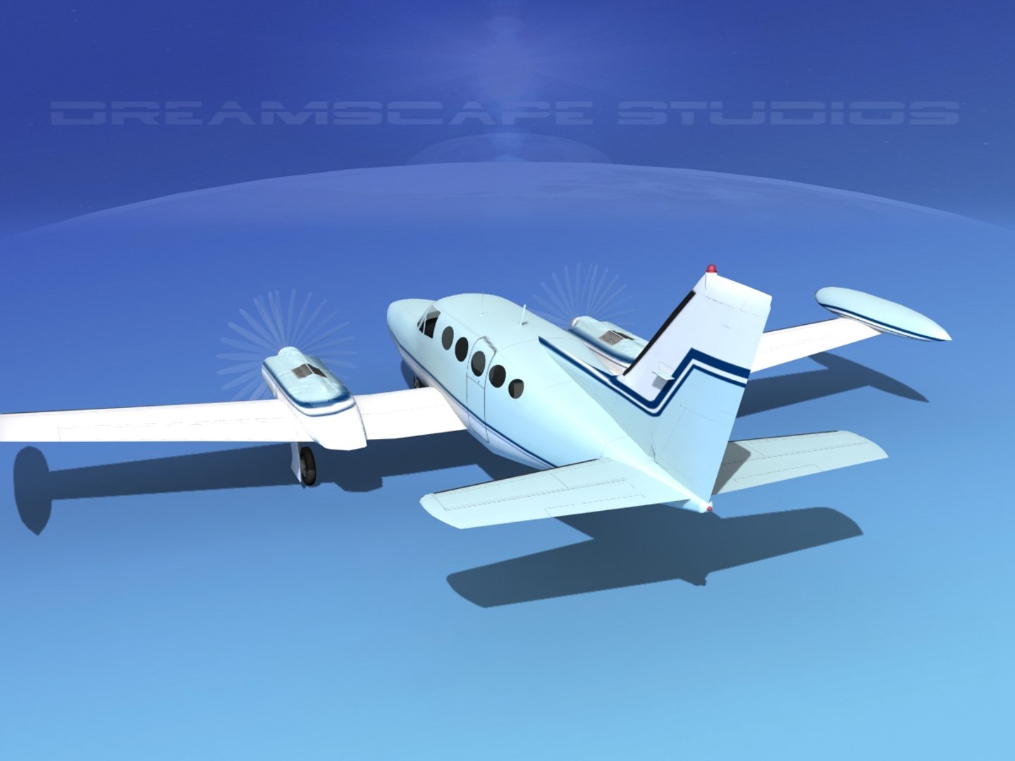 Dwg Cockpit Cessna 414 Chancellor