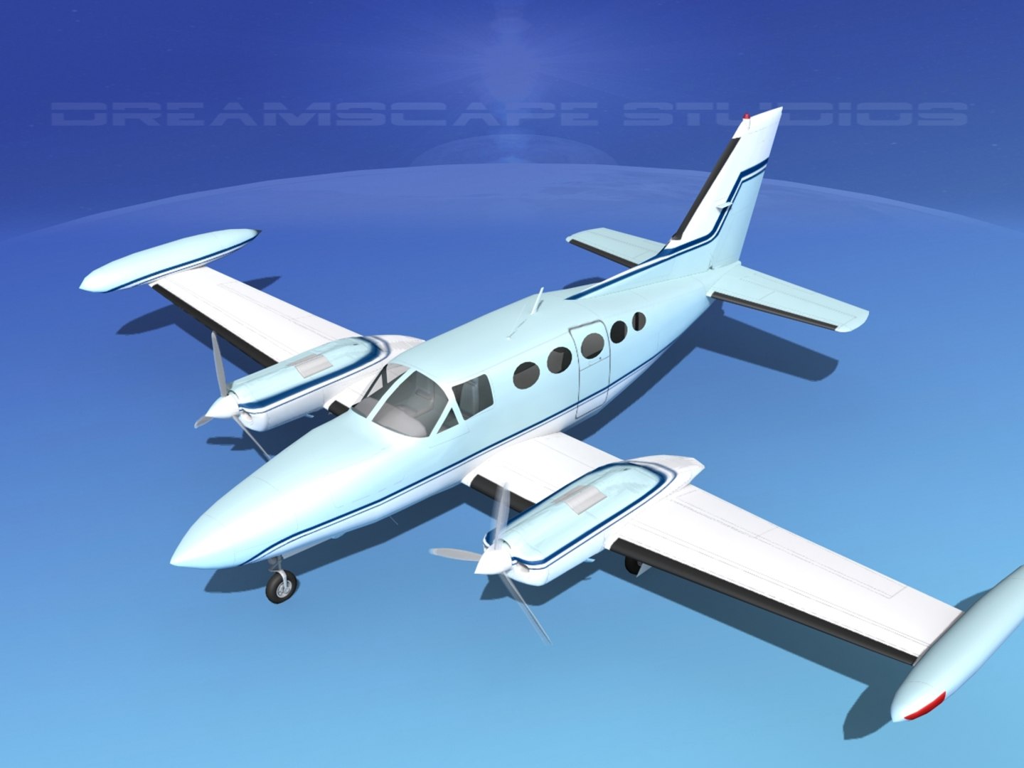 Dwg Cockpit Cessna 414 Chancellor