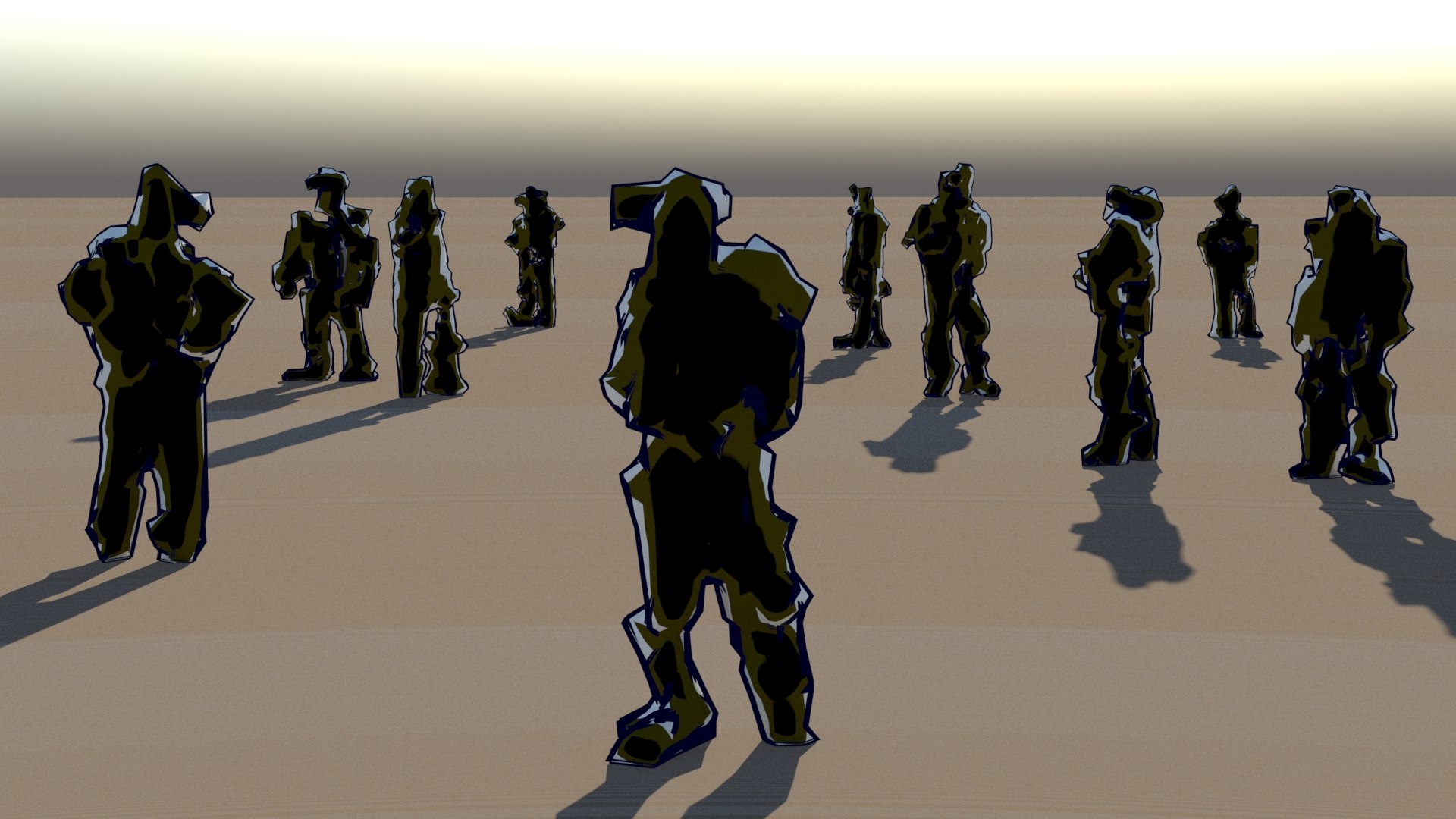 3D Crowd - TurboSquid 1686265