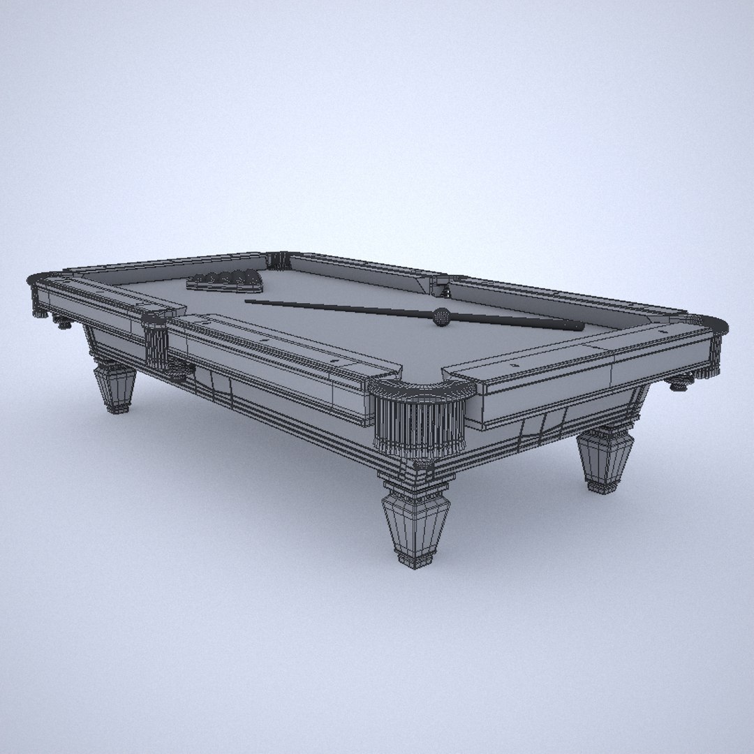 3d Ping Pong Table Pool Model