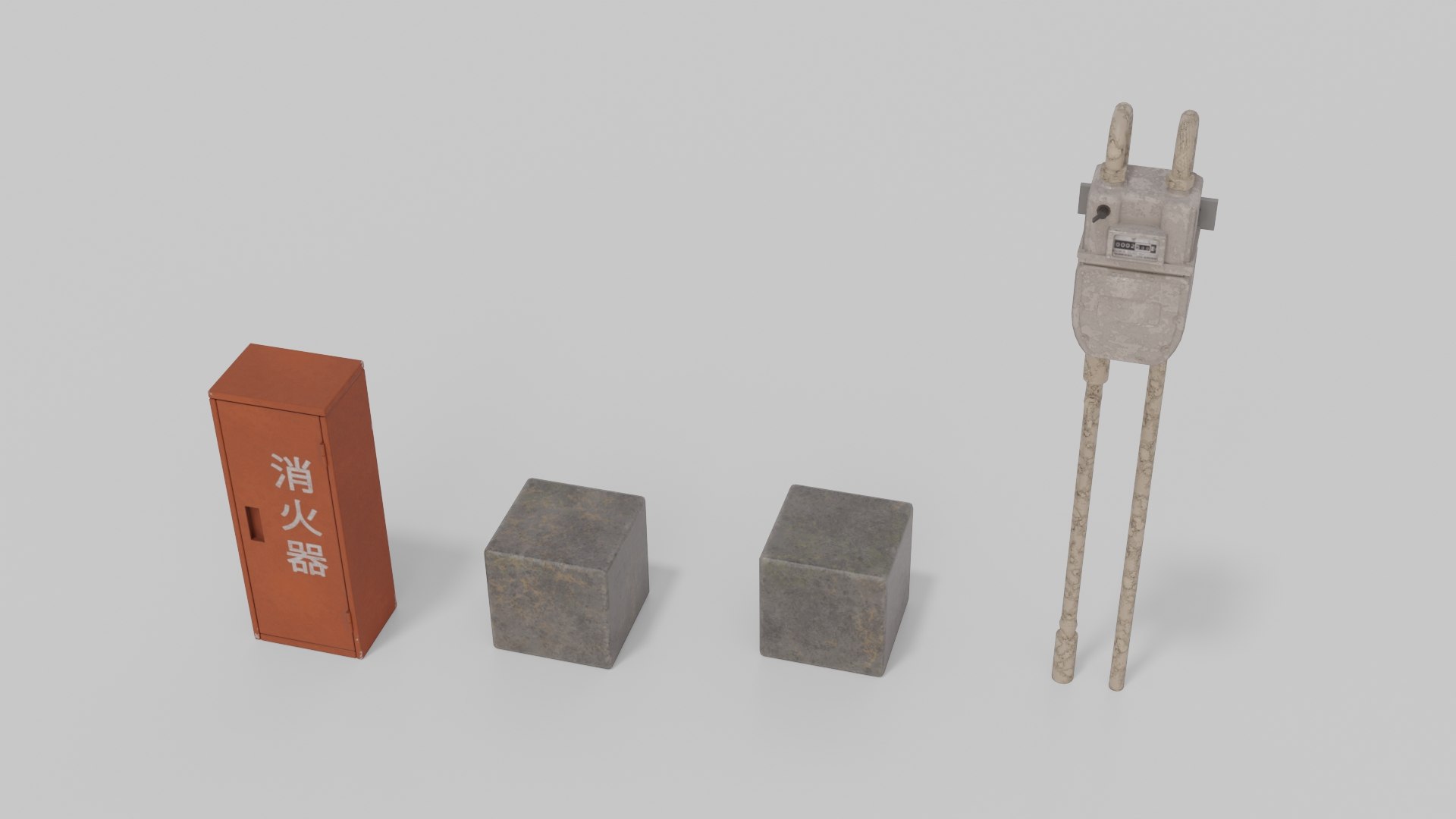 3D Japan Street Props Set 2 Model - TurboSquid 2370974