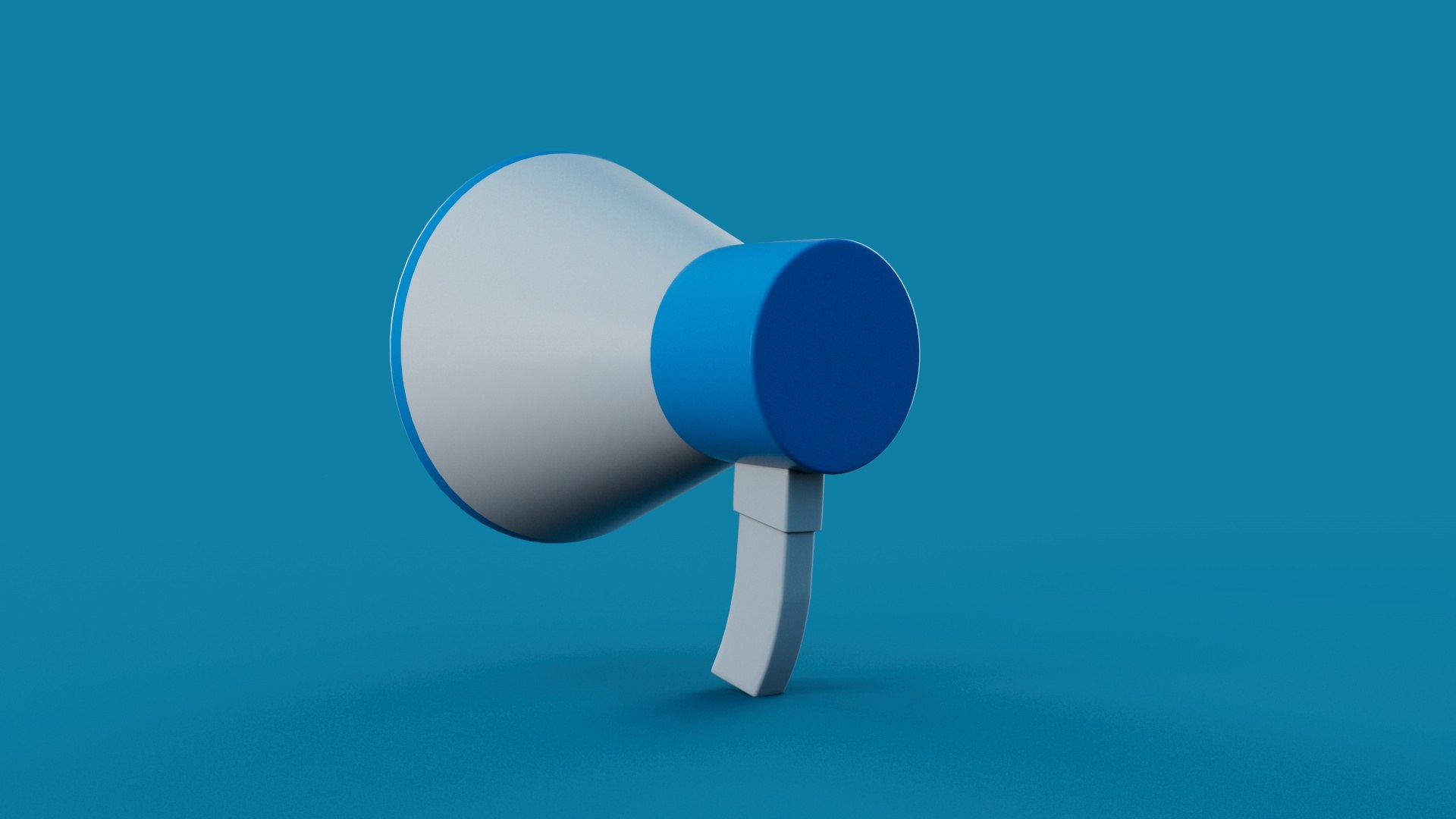 3D Megaphone Model - TurboSquid 1889315