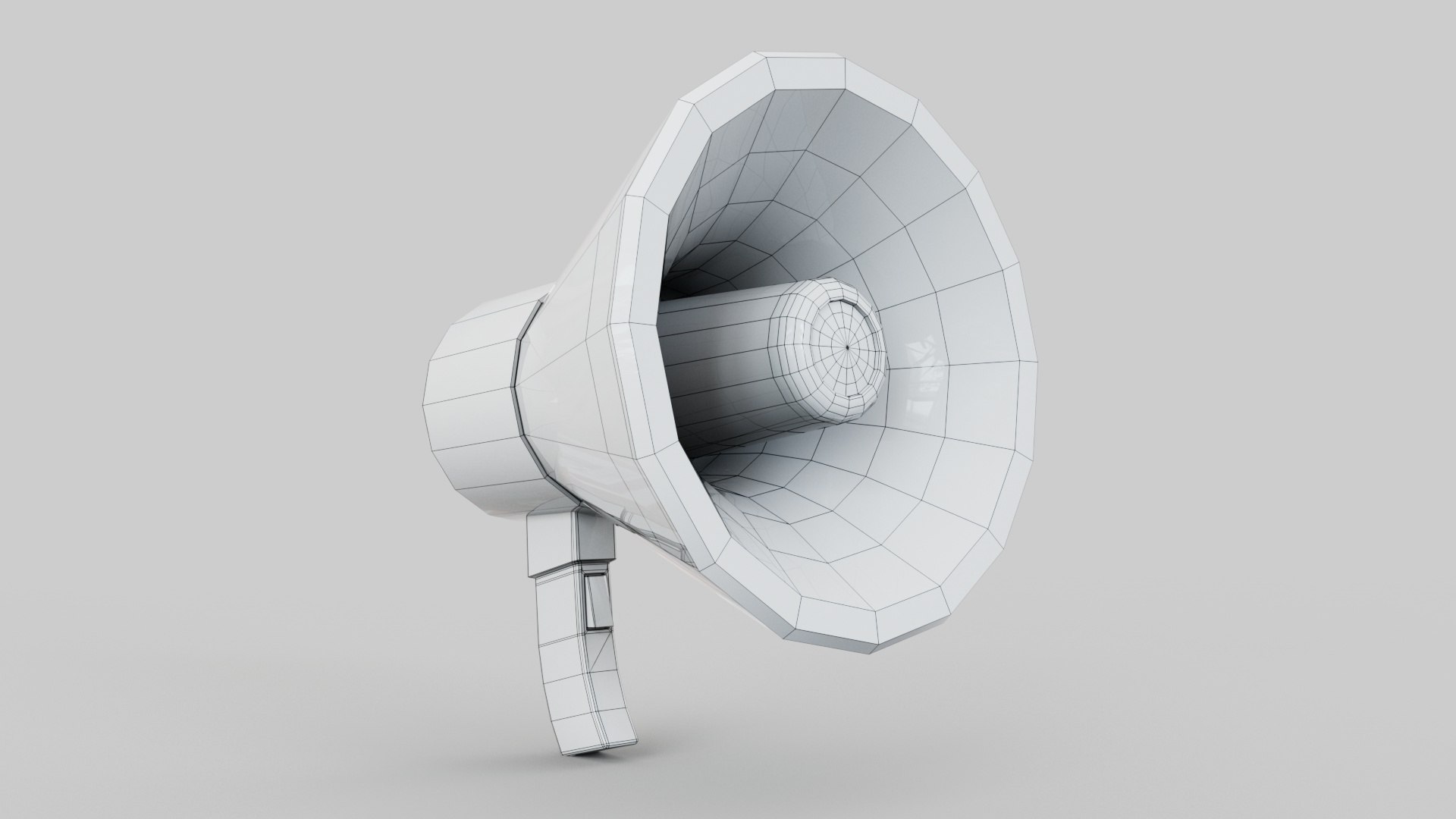 3D Megaphone Model - TurboSquid 1889315
