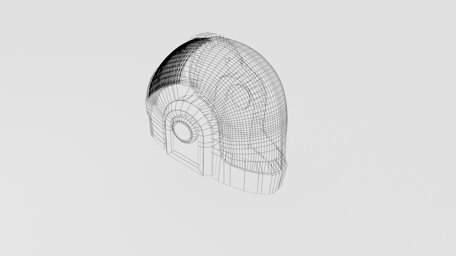 3d Model Daft Punk Helmet