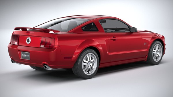 3D Ford Mustang GT 2005 - TurboSquid 1873409