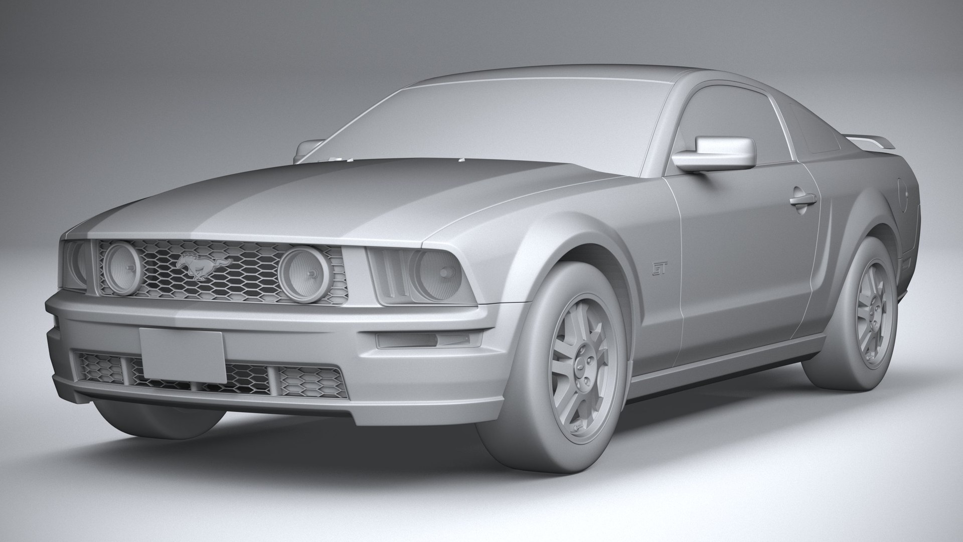3D Ford Mustang GT 2005 - TurboSquid 1873409