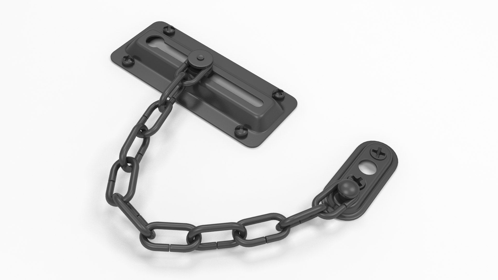 3D Model Door Chain Lock - TurboSquid 1819294