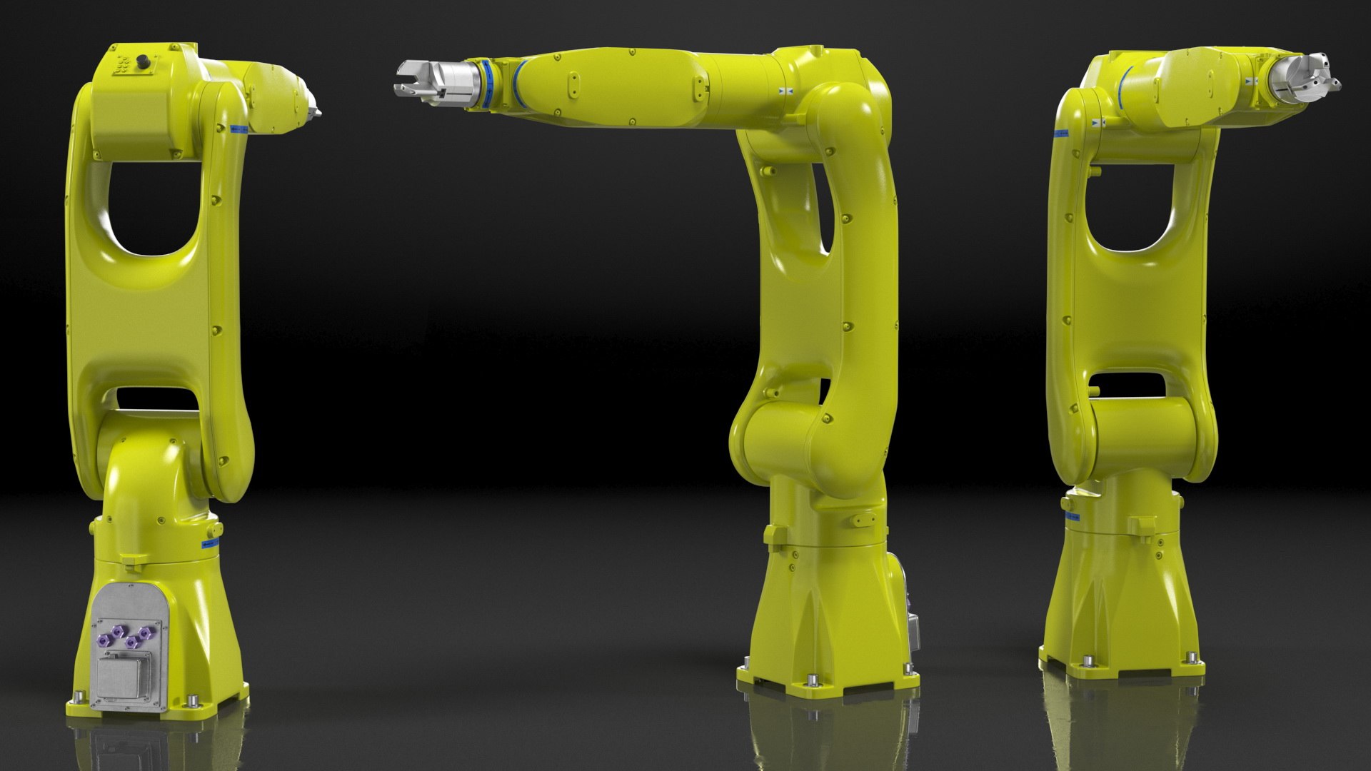 Articulated Industrial Robot 3D Model - TurboSquid 1857926