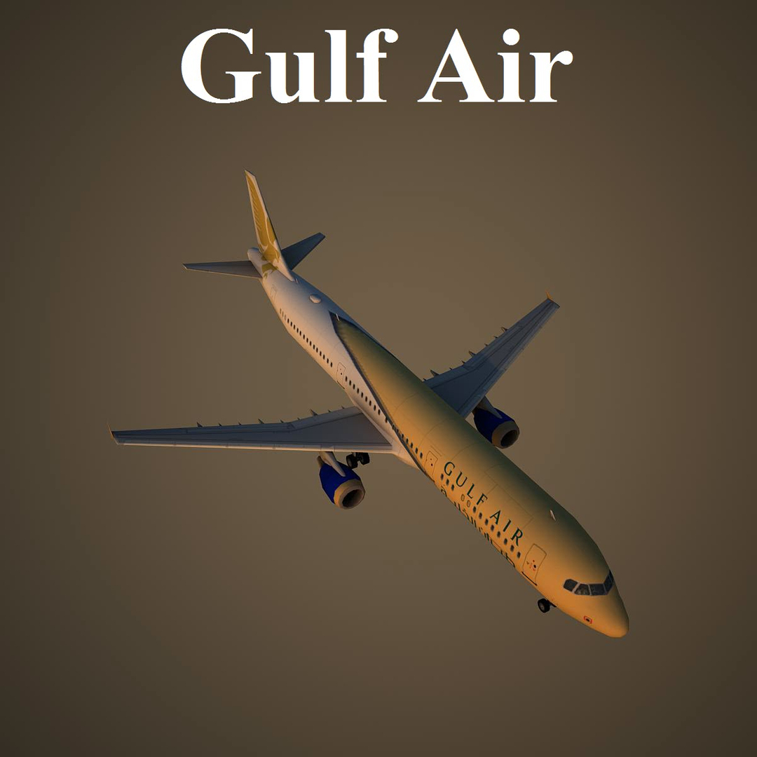 Airbus A-321 Airlines 3d Model