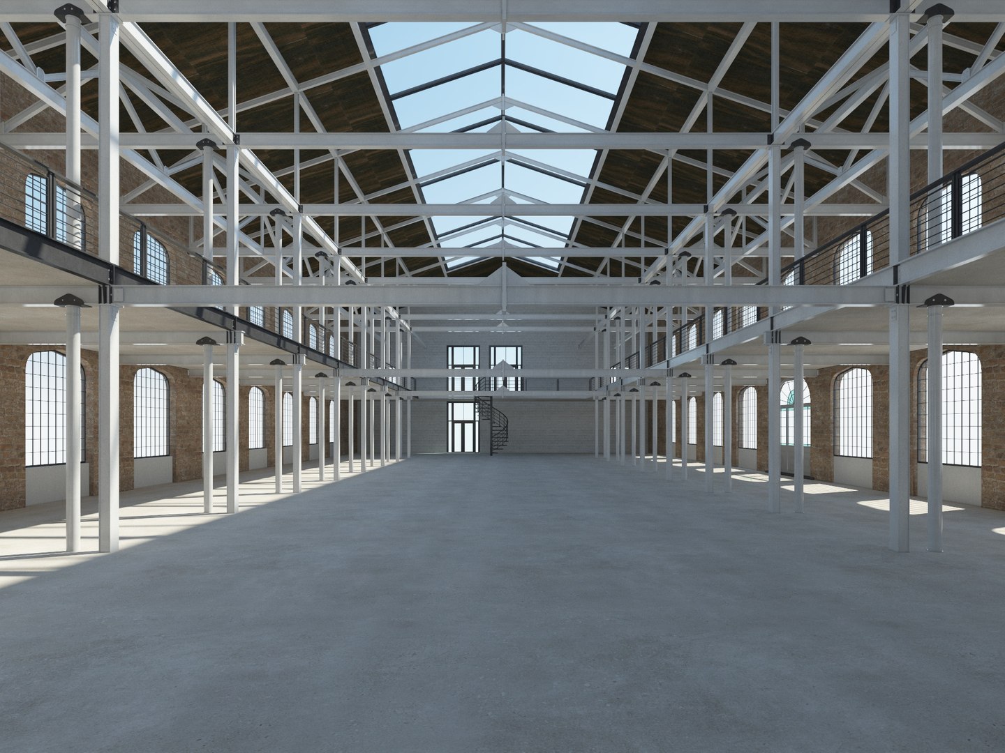 3D Loft Hall model - TurboSquid 2105755