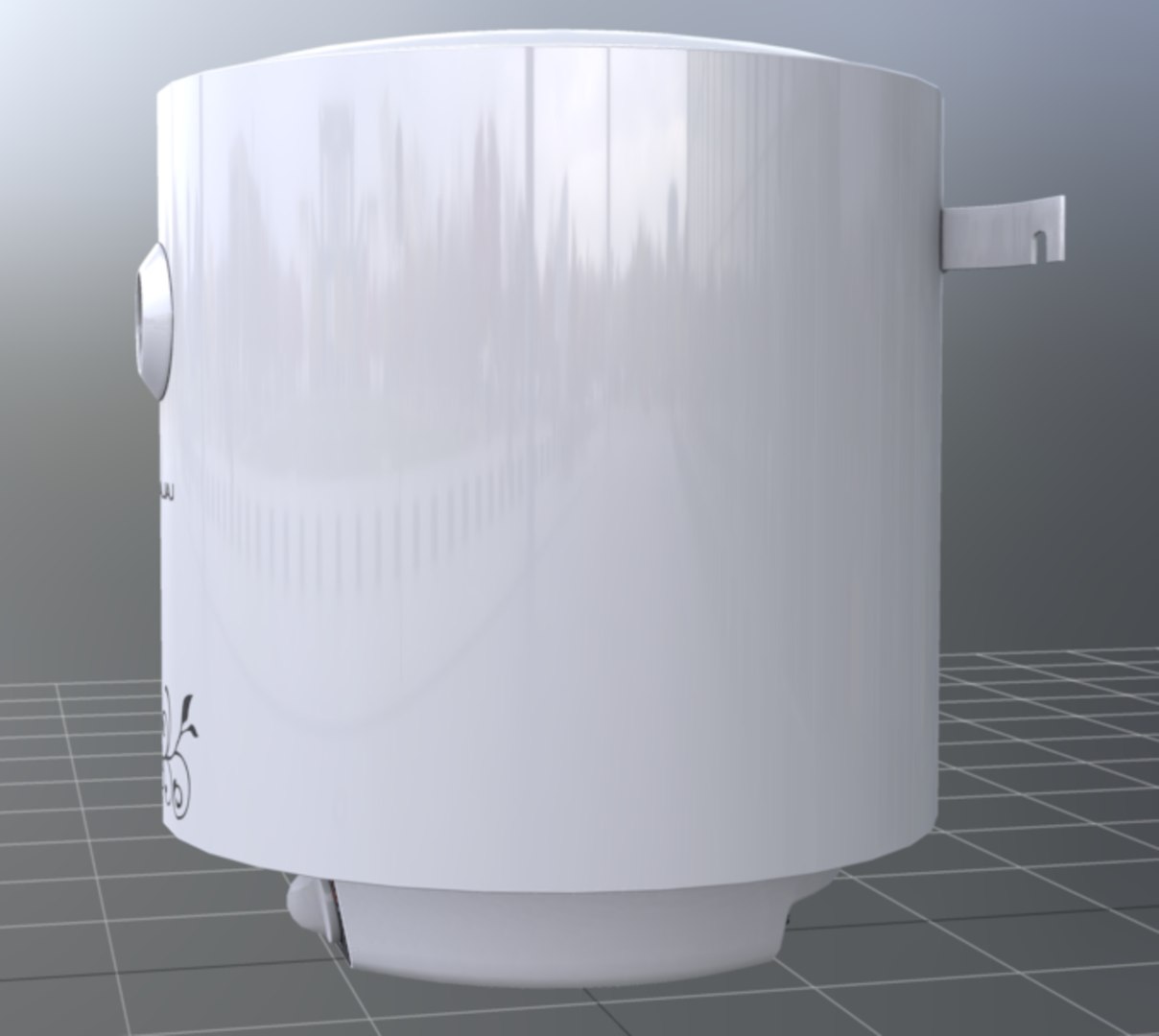 Bajaj New Shakti 10Litre Storage Water Geyser 3D Model - TurboSquid 2148158