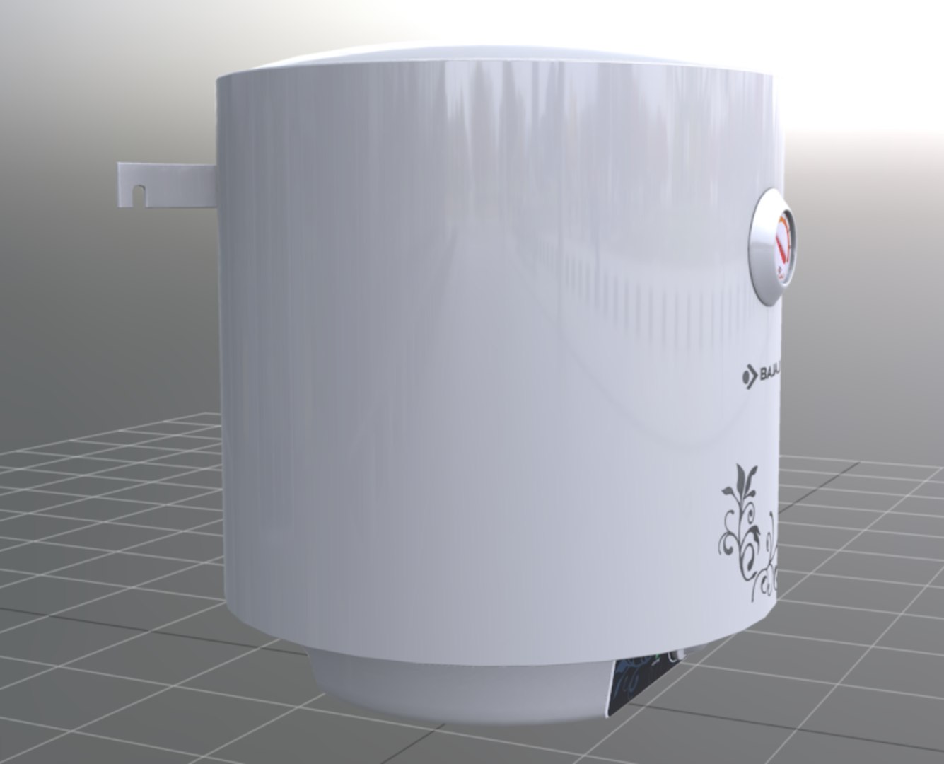 Bajaj New Shakti 10Litre Storage Water Geyser 3D Model - TurboSquid 2148158