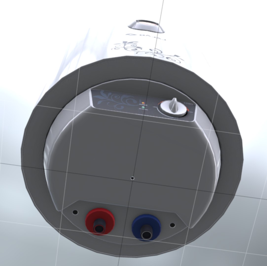 Bajaj New Shakti 10Litre Storage Water Geyser 3D Model - TurboSquid 2148158