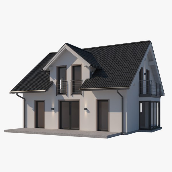 3D house building architecture - TurboSquid 1652776
