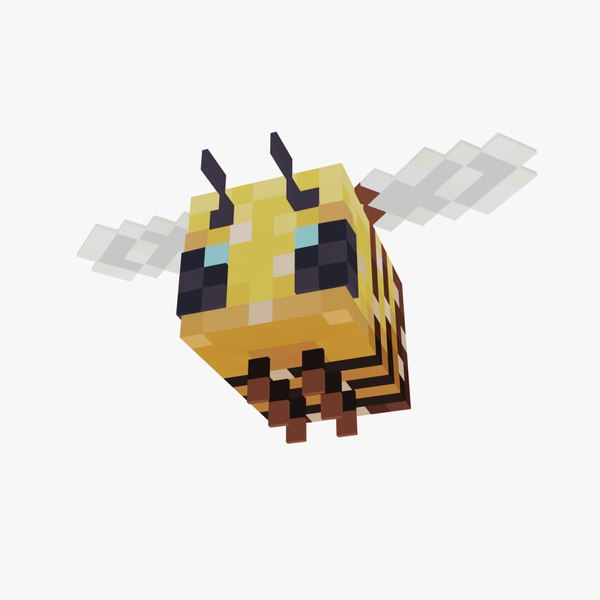 Minecraft Bee Modelo 3D - TurboSquid 1977225