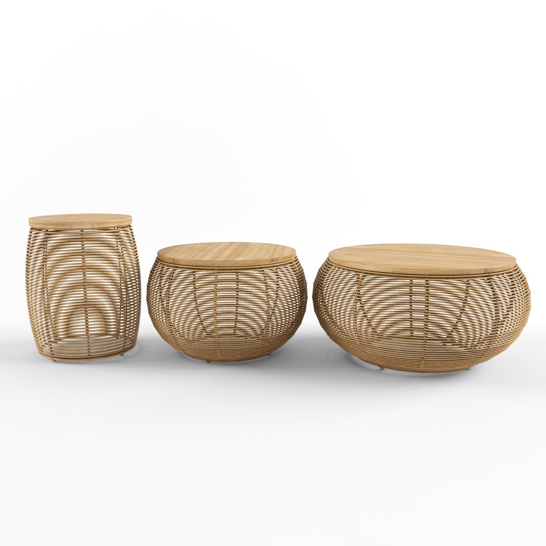 3D vivi basket coffee table - TurboSquid 1661904