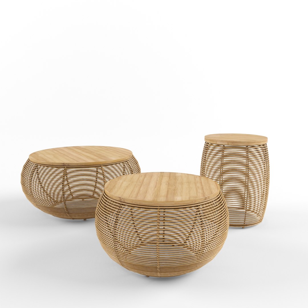 3D vivi basket coffee table - TurboSquid 1661904