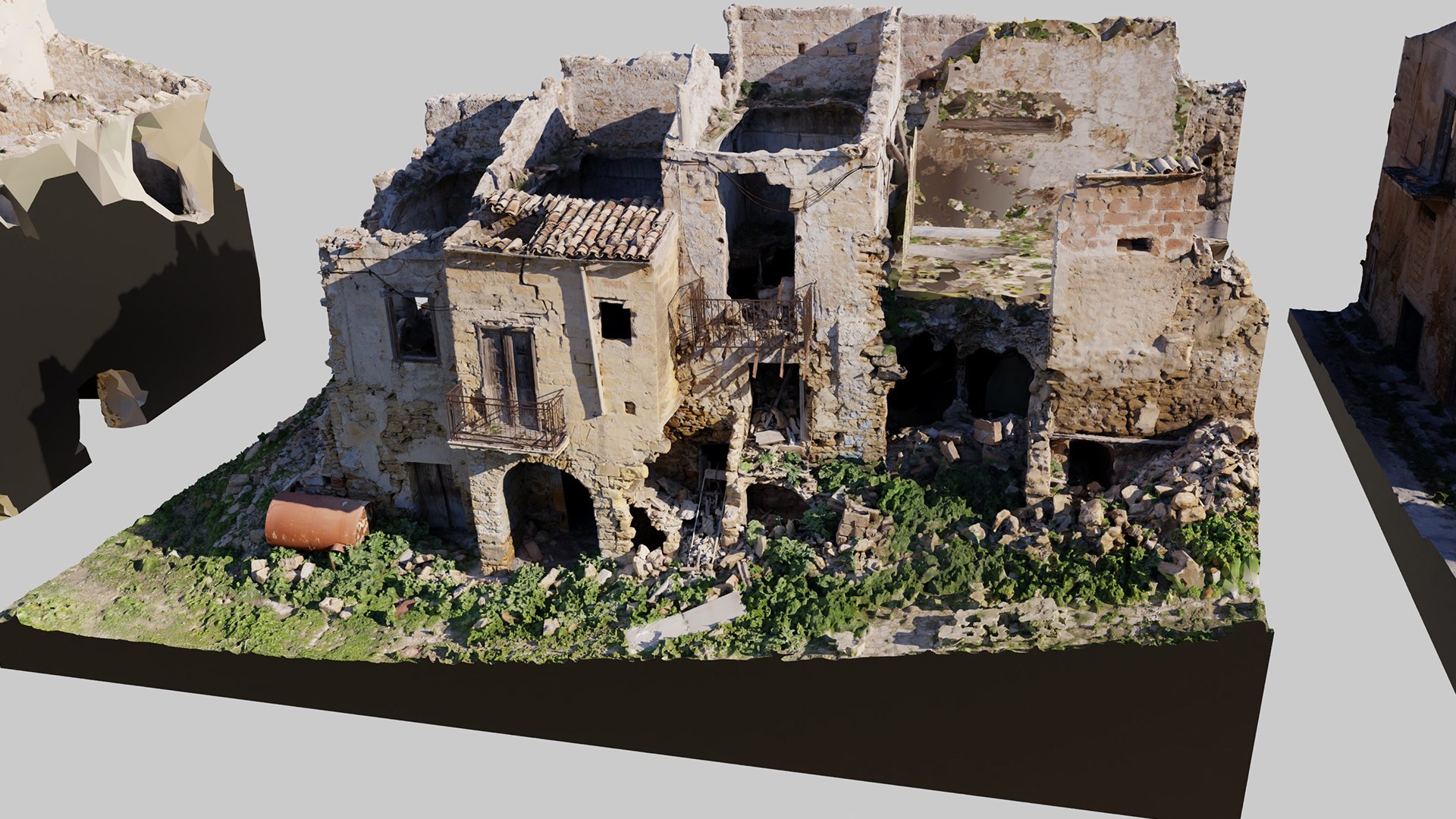 Abandoned-Buildings-Kitbash-Set-Vol1 3D Model - TurboSquid 2236124